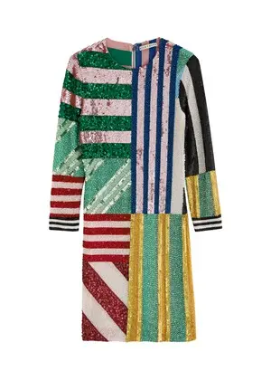 Patchwork Cocktail Dresses