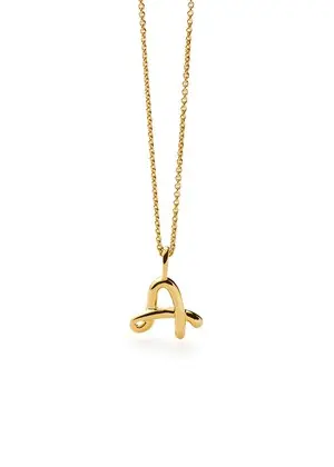MISSOMA Initial A Vermeil Necklace - Gold
