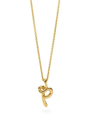 MISSOMA Initial P Mini Necklace - Gold