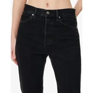 FRAME The Vertical Straight-leg Denim Jeans - Death Valley
