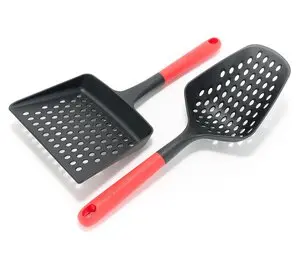 PREPOLOGY As Is Set Of 2 Large Slotted Spoon And Xl Spatula - One-color