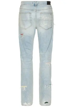 Amiri Ma Quad Gauze Repair Slim Jeans
