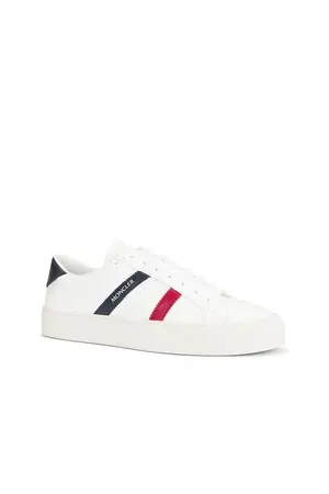 Moncler Monaco 2 Low Top Sneakers - Brilliant White