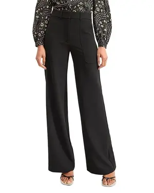 Veronica Beard Wide-Leg Satin Pants