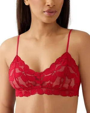 Wacoal B. Tempt'd Feeling Famous Bralette - Chili Pepper/biking Red