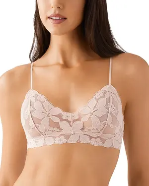 Wacoal B. Tempt'd Feeling Famous Bralette - Rose Smoke/white