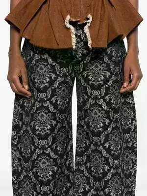 MARQUES' ALMEIDA Patterned Jacquard Jeans