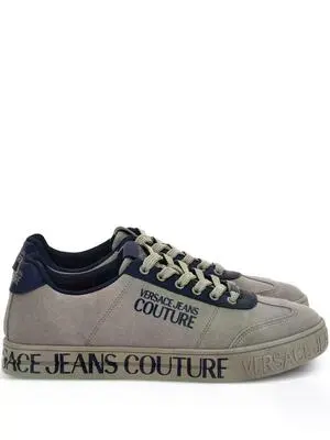 Versace Logo-print Sneakers - Grey