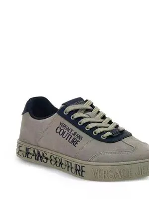 Versace Logo-print Sneakers - Grey