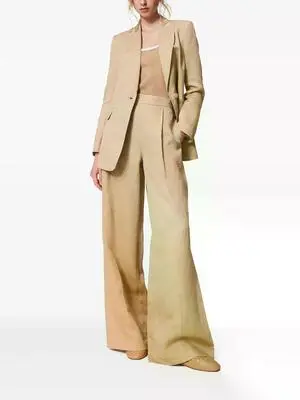 TWINSET Pleat-detail Palazzo Trousers