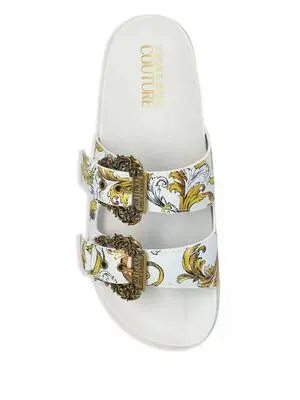 Versace Arizona Slides - White