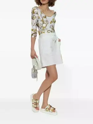 Versace Arizona Slides - White