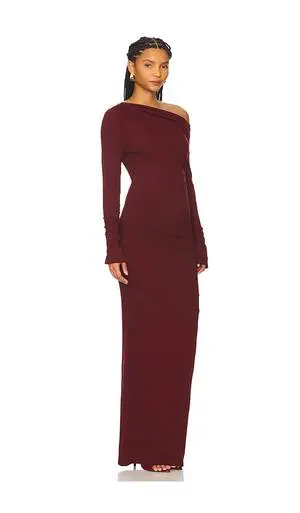 SNDYS. X Reyna Maxi Dress - Cherry