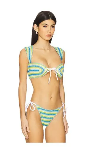 CAPITTANA Lucy Bikini Top - Mint