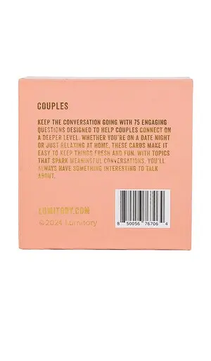 LUMITORY Couples Conversation Cards In Rose