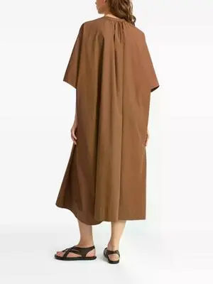 YVES SALOMON Poplin Kaftan Dress