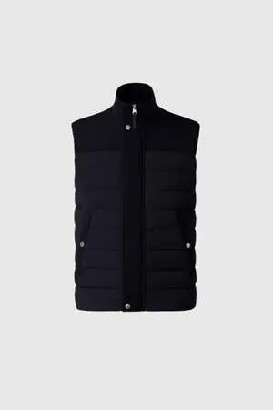 Mackage Down-Filled Quilted Vest Navy