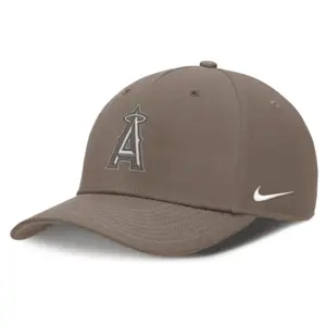 Nike Los Angeles Angels Rise Dri-fit Mlb Adjustable Cap - Brown