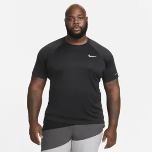 Nike Hydroguard Essential Dri-fit Uv Short Sleeve Top - Black
