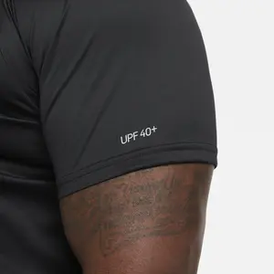 Nike Hydroguard Essential Dri-fit Uv Short Sleeve Top - Black