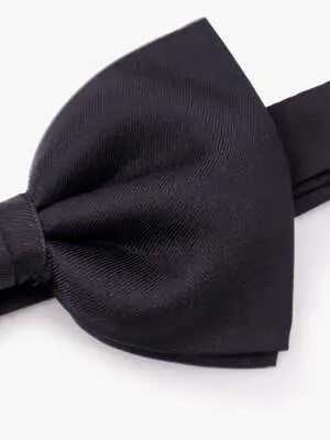 NUGNES 1920 Silk Bow Tie - Black