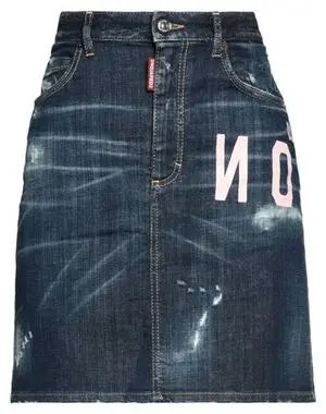 Dsquared2 Denim Pencil Skirt - Blue