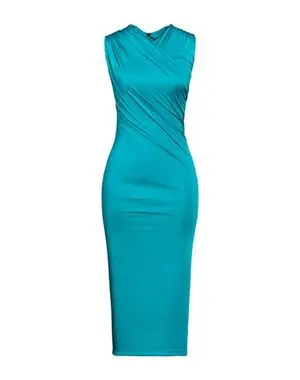 Versace Bodycon Midi Dress - Turquoise