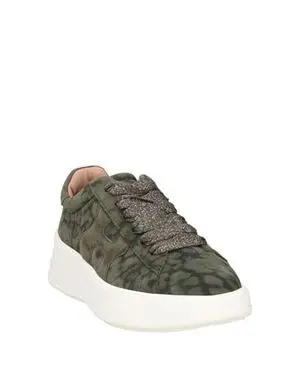 Hogan Military Leather Sneakers - Green