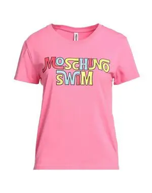 Moschino Printed Jersey T-shirt - Fuchsia