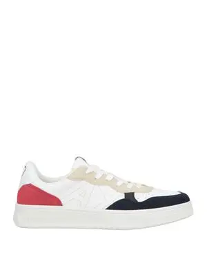 Armani Exchange Cow Leather Sneakers - White