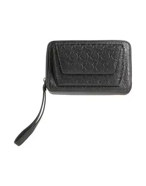 FERRAGAMO Leather Wristlet