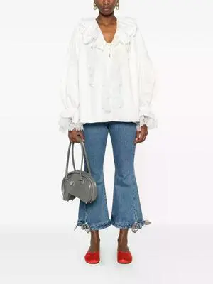 MARQUES' ALMEIDA Buckled-detail Jeans