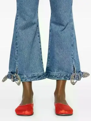 MARQUES' ALMEIDA Buckled-detail Jeans