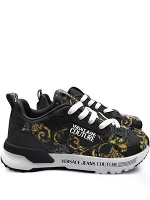 Versace Versace Jeans Couture Barocco-Print Sneakers Black