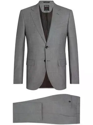 Zegna Centoventimila Wool Suit - Grey