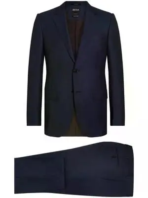 Zegna Oasi Cashmere Suit - Blue