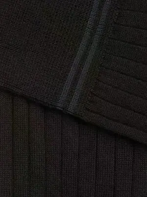 Zegna Ribbed Socks - Black