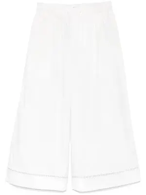 YVES SALOMON Poplin Trousers