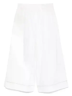 YVES SALOMON Poplin Trousers