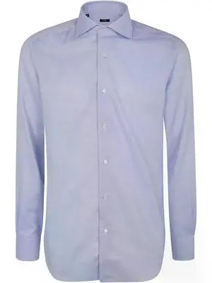 BARBA NAPOLI Cotton Shirt - Blue