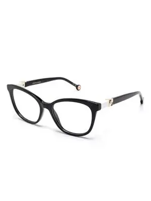 Carolina Herrera Butterfly-frame Eyeglasses - Black