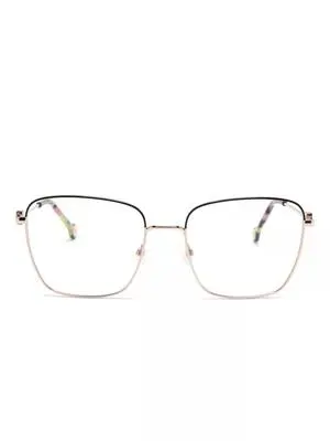 Carolina Herrera Square-frame Eyeglasses - Gold