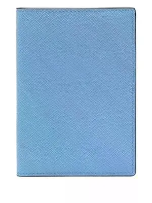 Smythson Panama Passport Holder - Blue