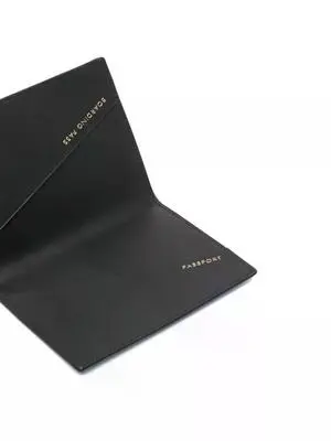 Smythson Panama Passport Holder - Blue