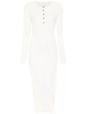 Loulou De Saison Eldara Midi Dress - Neutrals