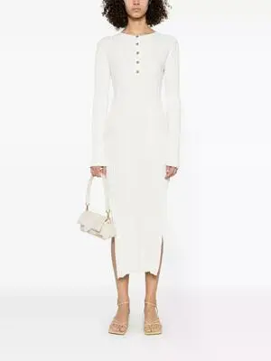 Loulou De Saison Eldara Midi Dress - Neutrals