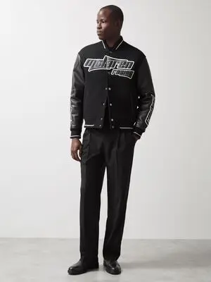 REISS X Mclaren F1 Team Circuit Bomber Jacket - Black