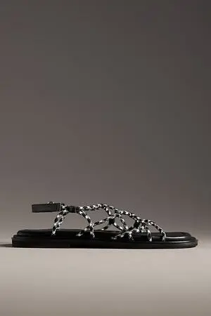 Intentionally Blank Lychee Sandals Black