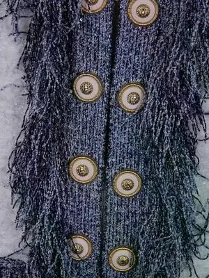 Balmain Fringed Jacket
