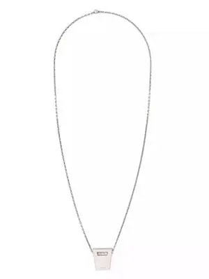 Rick Owens Logo-engraved Necklace - Silver